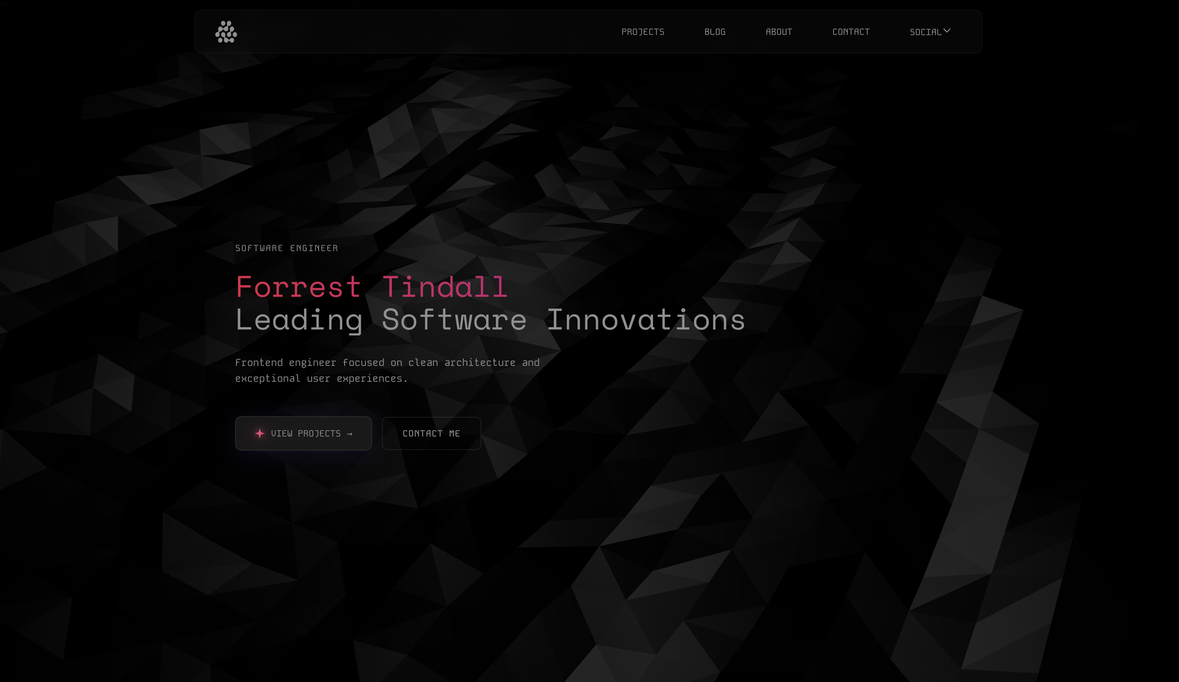 Forrest Tindall | Software Engineer & Developer